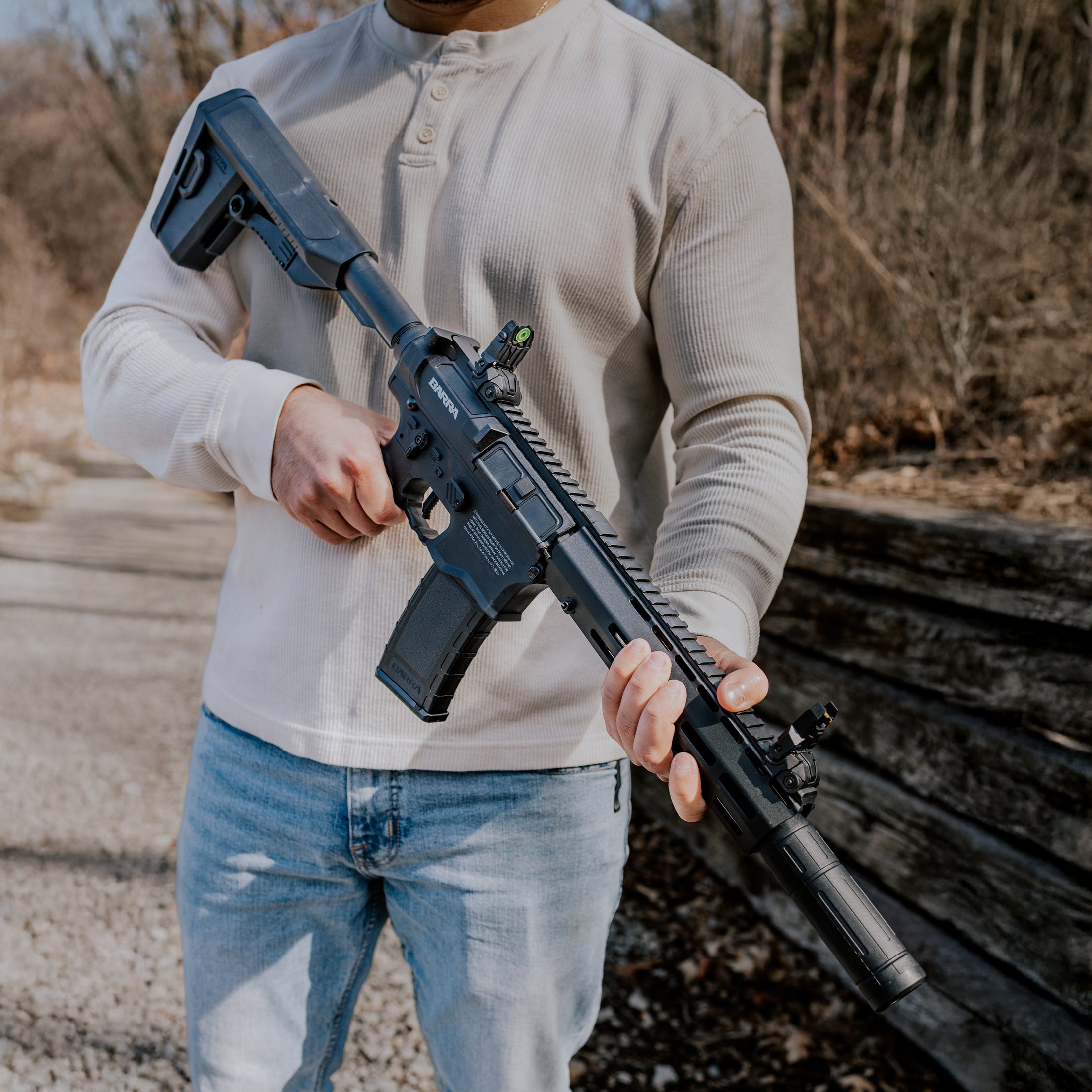 Barra Airguns | 400e Electric Air Rifle | Full-Auto LiPo BB Rifle