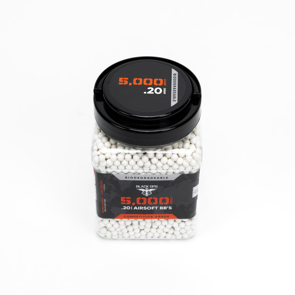 Barra Airguns | Black Ops Biodegradable Airsoft BB 5,000 Count Ammo