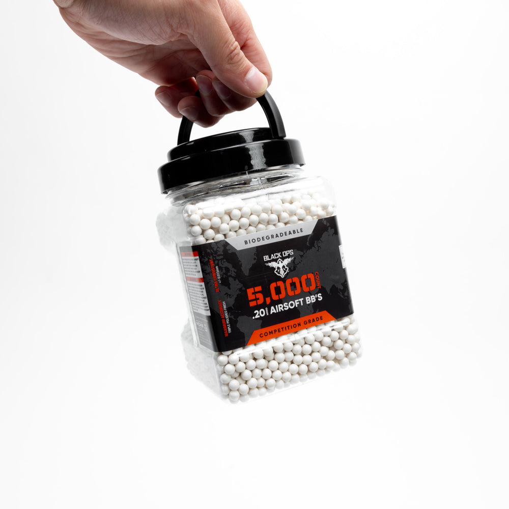 Barra Airguns | Black Ops Biodegradable Airsoft BB 5,000 Count Ammo